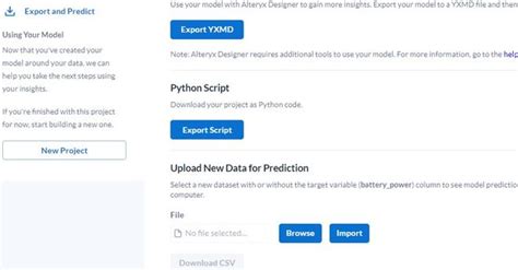 Exporting Models In Aml For Seamless Deployment An Alteryx Community