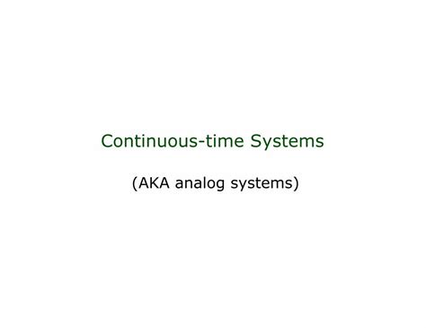 Pdf Continuous Mae143alectures