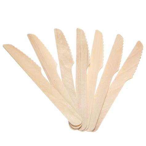 Wooden Disposable Cutlery Forks Spoons 100pcs Part Vicedeal