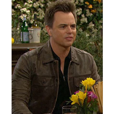 Darin Brooks Bold And The Beautiful Wyatt Spencer Leather Jacket