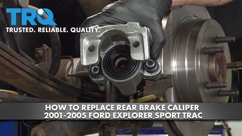 How To Replace Rear Brake Caliper 2001 2005 Ford Explorer Sport Trac