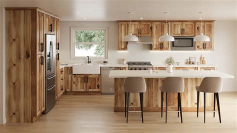 Natural Knotty Hickory Cabinets Cabinets Matttroy