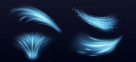 파란 바람 공기 흐름 빛 효과 추운 신선한 파동 ⁇ 터 깨 ⁇ 한 마법 네온 바람 움직임 빛 3d 컨디셔너 속도 에너지 전선 먼지 투명한 얼음 파동 흐름과 진공 소용돌이