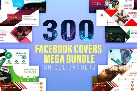 305个时尚社交facebook封面模板巨无霸合集 云瑞设计
