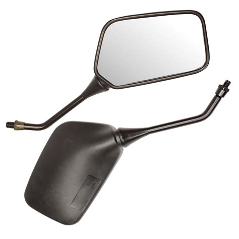 Ryde 10mm Black Universal Motorcycle Mirrors Bike Motorbike Rear View