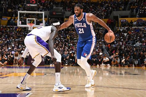 Photos Sixers Vs Los Angeles Lakers 01152023 Philadelphia 76ers