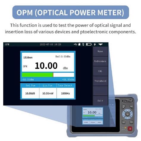 Techtest Optical Time Domain Reflectometer For Optic Fiber Tester