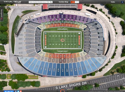 Chicago Bears Seating Chart View Cabinets Matttroy