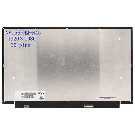 Original Inch Laptop LCD Screen NV FHM N V NV FHM N IPS FHD X Pins EDP
