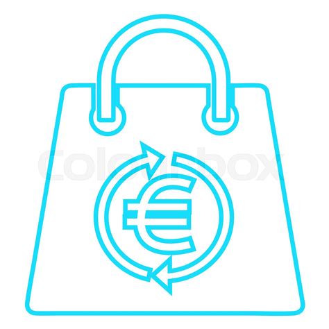 Shopping Bag Icon Sale Package Sign Design Stock Vector Colourbox