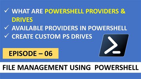 Powershell Providers And Drives Ep 06 Efficient And Automatic File