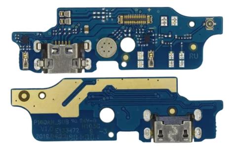 Placa Flex Carga Conector Compat Vel Moto E Plus Turbo