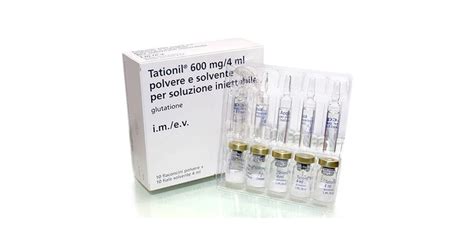 Glutation Tationil 600mg 4ml Antioxidant 10 Fiole Pulbere 10 Fiole