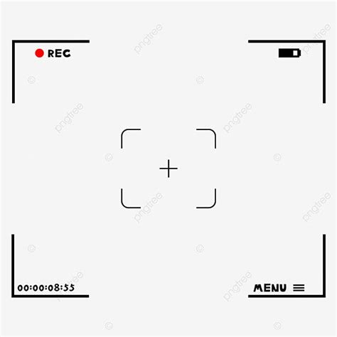 Камера съемки черная рамка Png фокус клипарт фотография фотография Png картинки и пнг Psd