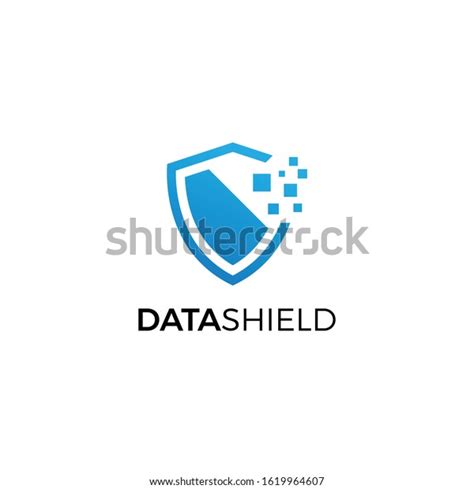 Data Shield Logo Icon Vector Stock Vector Royalty Free 1619964607