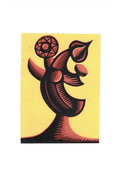 Clown Reduction Linocut Linocut Supplies Office Supplies