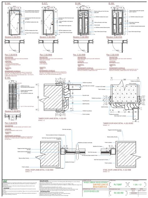 Door Schedule 02 Pdf Door Building Engineering