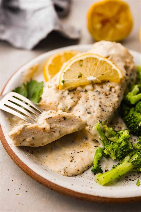 Creamy Lemon Parmesan Chicken Recipe Gardenblissful
