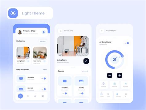 Hulo Smart Home UI Kit Mobile App Design Inspiration Smart Home Ui Kit