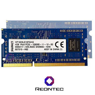 4GB LAPTOP RAM Kingston PC3L - 12800S DDR3L HP16D3LS1KFG/4G | eBay.de