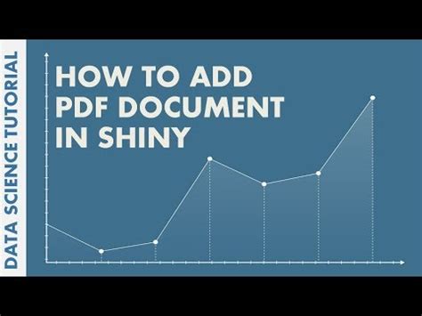 R Shiny Tutorial | How to integrate PDF Document in Shiny - YouTube