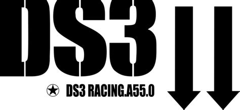 Sticker Ds3 Racing Ref 10953 Autocollants Stickers