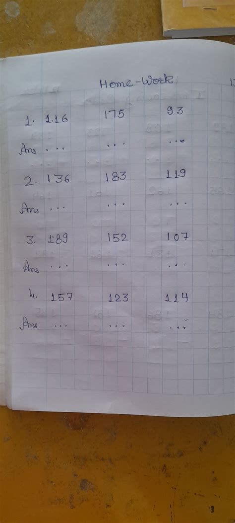 Decreasing Numbers Maths Assignment Teachmint