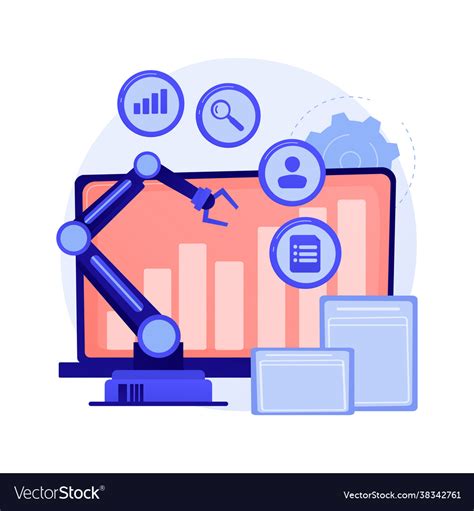 Online Business Development Concept Metaphor Vector Image