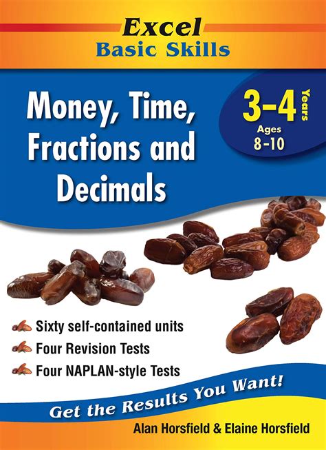 Excel Basic Skills Money Time Fractions And Decimals Years 3 4