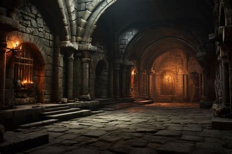 Premium Photo Ancient Medieval Castle Dungeon Fantasy And Fiction