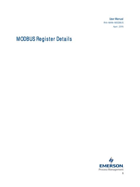 Modbus Register Details Pdf Integer Computer Science