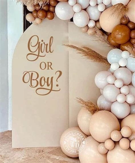 Gender Reveal Decal For Balloon Arch Balloon Arch Decoration Etsy Artofit