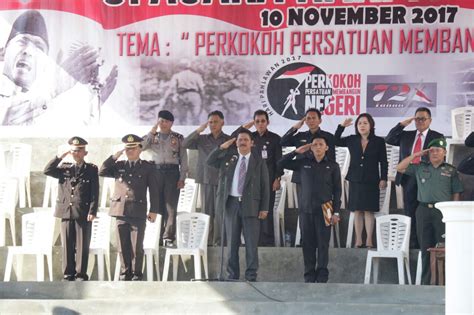 Peringatan Hari Pahlawan Pemkab Mitra Gelar Upacara Bendera Manado