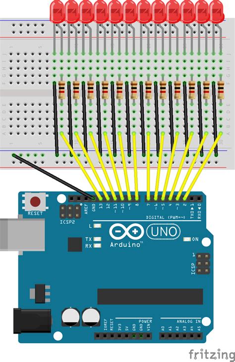 41 Ledを順番に点灯する