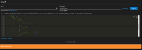 [bug] in custom search query commenting parts of query leads to