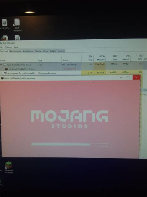 Java Stops Respond When I Try To Boot Minecraft Rminecraft