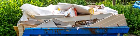 Container Um Sperrmüll Und Hausrat Zu Entsorgen