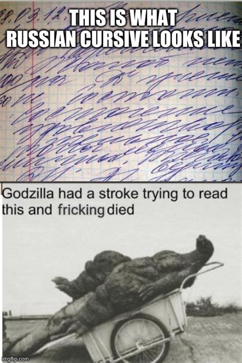 Godzilla Had A Stroke Meme Template