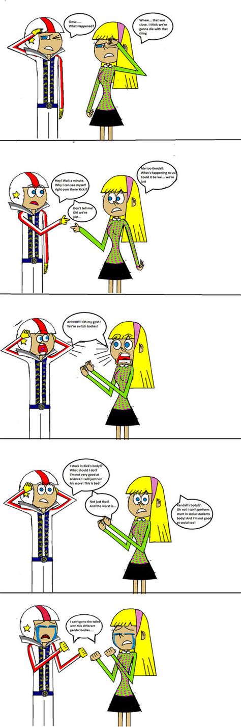 Kick Buttowski Kick And Kendall Body Swap Comic By Kbinitiald On