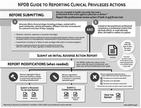 Npdb Guidebook Chapter E Reports Reporting Adverse Clinical Privileges Actions