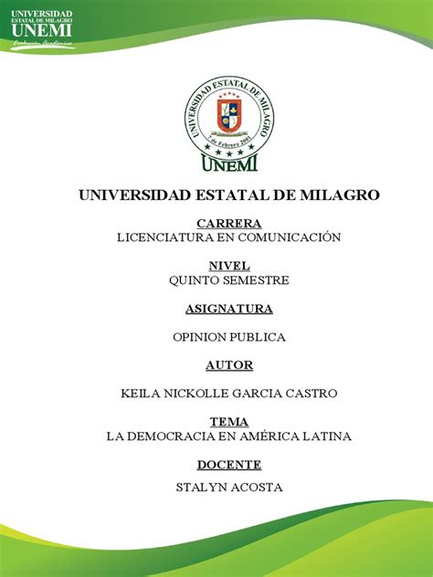 La Democracia En América Latina Pdf Democracia Ideologías Políticas