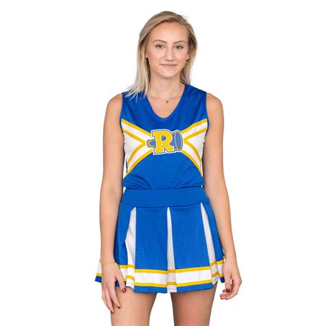 Riverdale Cheerleader V Neck Tank Skirt Costume Set Funtober