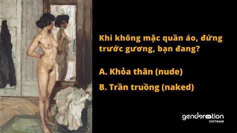 Tr N Tru Ng Naked Kh C V I Kh A Th N Nude Genderation Vietnam