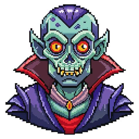 Pixel Character Vampire Face Images Free Download On Freepik