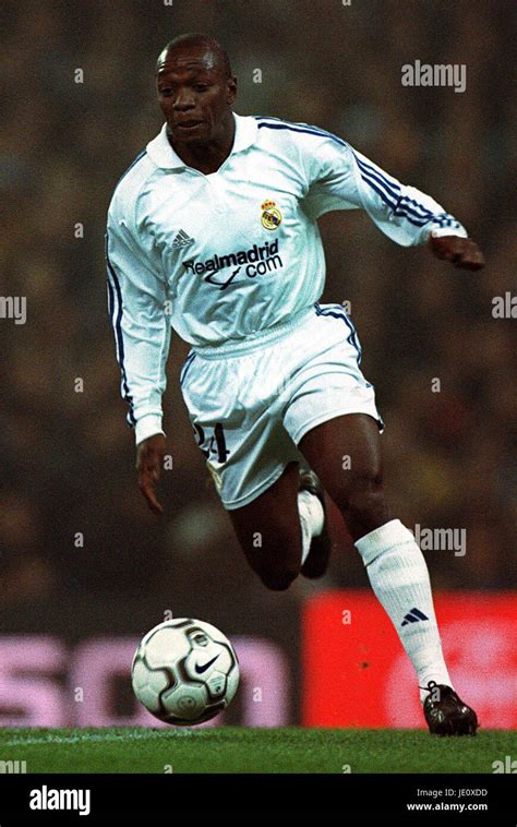 Claude Makelele Real Madrid Cf Bernabeu Madrid 01 December 2001 Stock