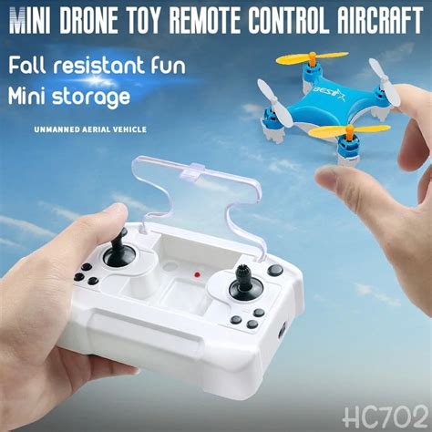 New Hc702 Mini Drone Toy 360 ° Roll Remote Control Aircraft Led
