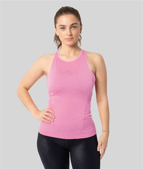 Lithe Tech Wool Singlet 20 Pink