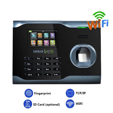 ZK UF100Plus WiFi TCP IP Face Fingerprint Time Clock ZK Fingerprint