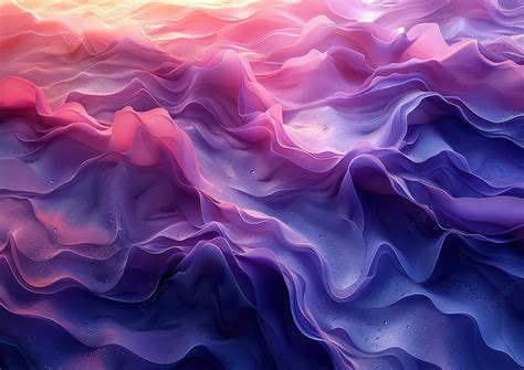 Abstract Waves Of Color In Soft Gradients Creating A Fluid And Dynamic Visual Effect Background ...