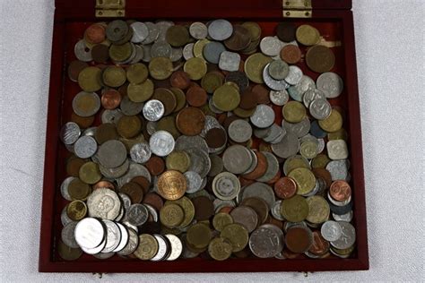 World Various World Coins Boxed Sorting Lot For The Collector 3x